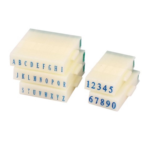Unique Bargains English Capital Letters Digits Numerals Rubber Head ...