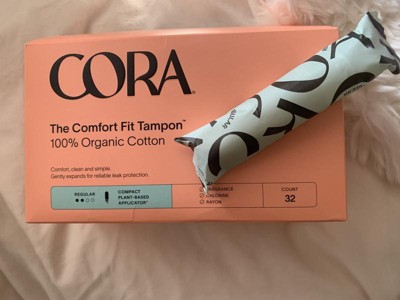 Cora Organic Cotton Tampons Mix Pack - Light/regular/super Absorbency ...