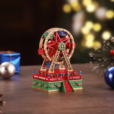 Mr. Christmas Animated Mini Carnival Music Box Christmas Decoration - 4 ...