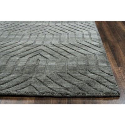 Technique Gray 8' Round Hand Loomed Rug- Tc8574 : Target