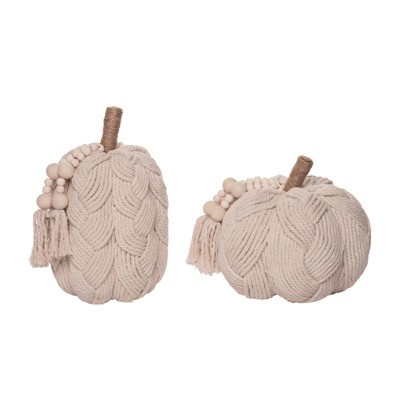 Transpac - Rope Braided Pumpkin - Halloween Decor - 10 in. - Case of 2 ...