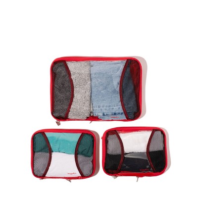 Baggallini 2 Medium / 1 Large Compression Packing Cubes Travel Set : Target