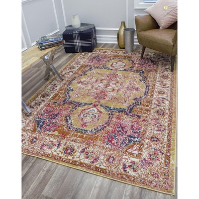 Rugs America Avenue Gy10b Autumn Vintage Traditional Vintage Gold Area ...