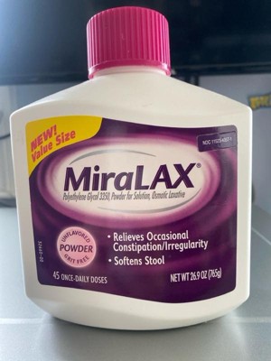 Miralax #1 Physician Recommended Mix-In-Pax Gentle Constipation Relief ...