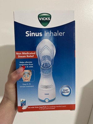 Vicks Personal Steam Inhaler With Variable Steam Control & Soft Mask ...
