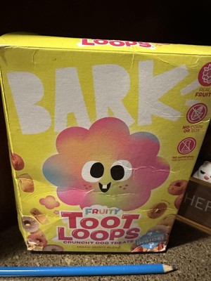 Bark Fruity Toot Loops Mixed Berry Flavor Blend Crunchy Dog Treats ...