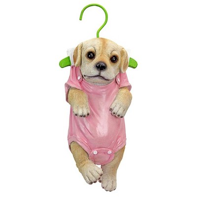 Design Toscano Hanger Hound Labrador Retriever Hanging Puppy Dog Statue ...