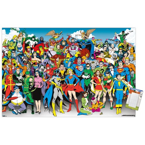 Trends International Dc Comics The Lineup Unframed Wall Poster Print ...