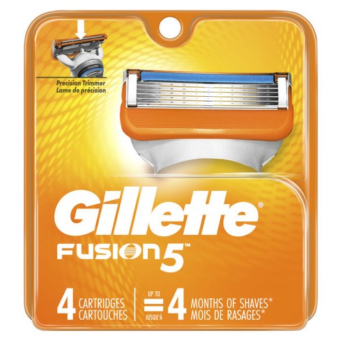 Gillette Fusion5 Men's Razor Blade Refills - 4ct : Target