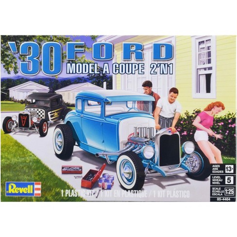 Level 5 Model Kit 1930 Ford Model A Coupe 2-in-1 Kit 1/25 Scale Model ...