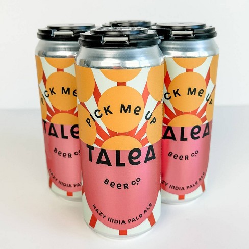 Talea Beer Co. Pick Me Up Hazy Ipa - 4pk/16 Fl Oz Cans : Target