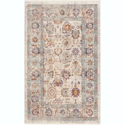 Illusion Ill707 Power Loomed Area Rug - Lilac/light Grey - 3'x5 ...