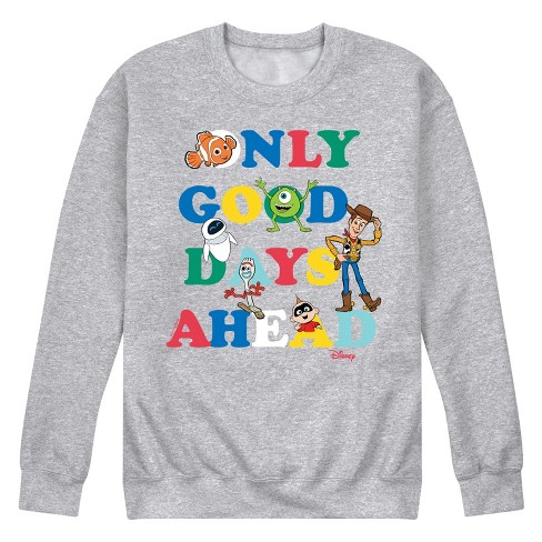 Men's Disney Only Good Days Ahead Graphic Fleece Sweatshirt - Athletic ...