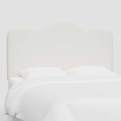 Queen Lizzie Headboard In Textured Linen Zuma White - Threshold™ : Target