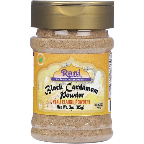 Black Cardamom Powder (kali Elachi) - 3oz (85g) - Rani Brand Authentic ...
