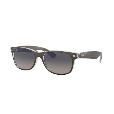Ray-ban Rb2132 55mm New Wayfarer Adult Square Sunglasses Grey Lens : Target