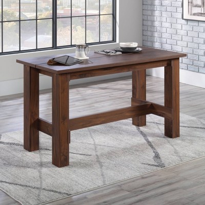 Boone Mountain Dining Table Chalked Chestnut - Sauder : Target