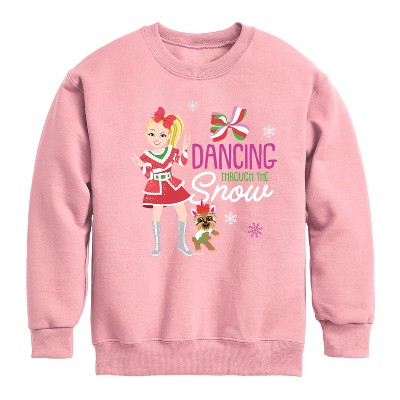 Jojo Siwa Dancing Through The Snow Graphic Long Sleeve Fleece ...