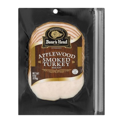 Boar's Head Sliced Applewood Smoked Turkey - 8oz : Target