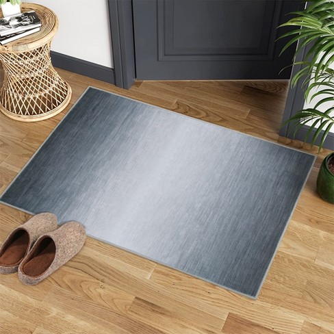 Modern Ombre Area Rug Washable Area Rugs For Living Room Bedroom, 3'x5 ...