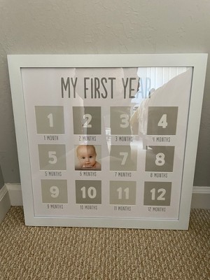 Pearhead First Year Photo Frame - White : Target