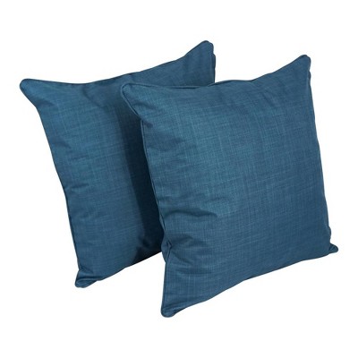 25-inch Double-corded Spun Polyester Square Floor Pillows With Inserts ...