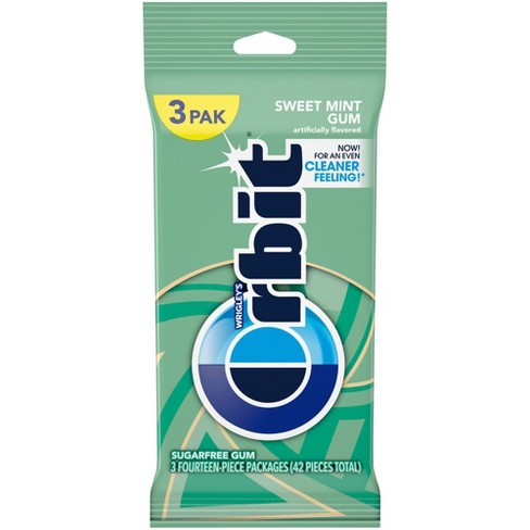 Orbit Sweet Mint Sugarfree Gum Multipack - 42ct : Target