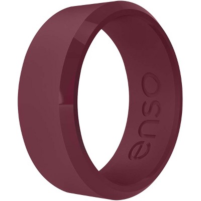 Enso Rings Classic Bevel Series Silicone Ring - Oxblood - 14 : Target