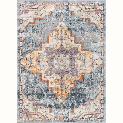 Well Woven Della Blush Vintage Medallion Pattern Area Rug (3'11" X 5'3 ...