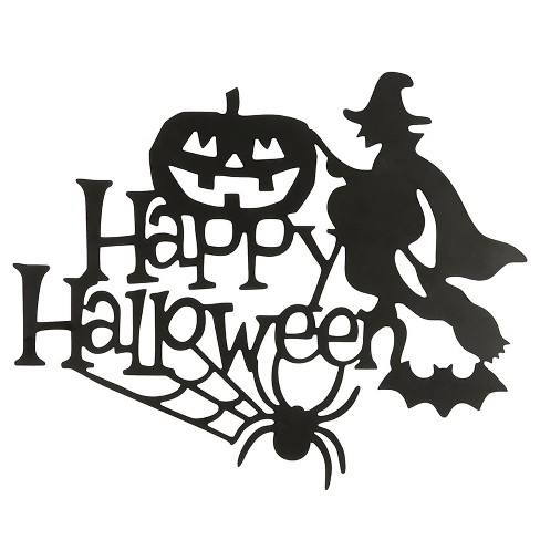 The Lakeside Collection Wall Silhouette Halloween Signs : Target
