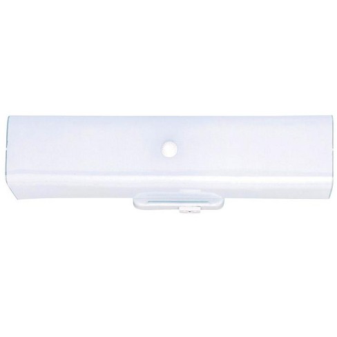 Westinghouse White 2 Lights Incandescent Bathroom Channel Fixture Wall ...