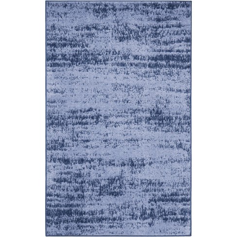 Nourison Essentials 3' X 5' Denim Modern Indoor/outdoor Rug : Target