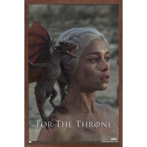 Trends International Game Of Thrones - Daenerys Targaryen Framed Wall ...