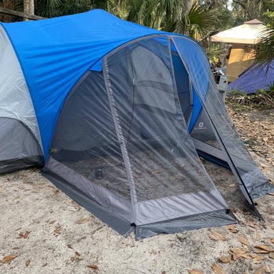 Outbound Quickcamp 6 Person 3 Season Lightweight Cabin Style Tent With A Heavy Duty 600 Mm ...