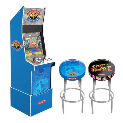 Buy Arcade1Up Street Fighter II Champion Edition Big Blue Cabinet ...