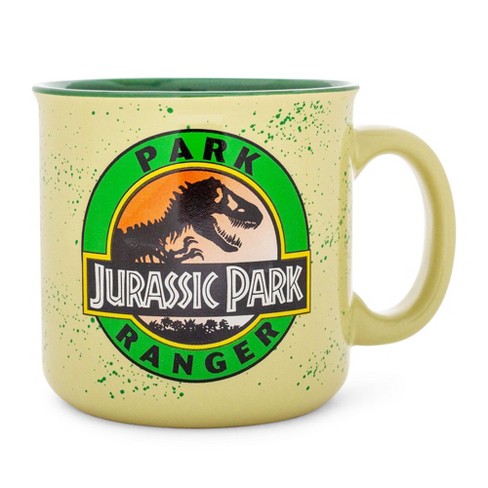 Silver Buffalo Jurassic Park Ranger Ceramic Camper Mug | Holds 20 ...