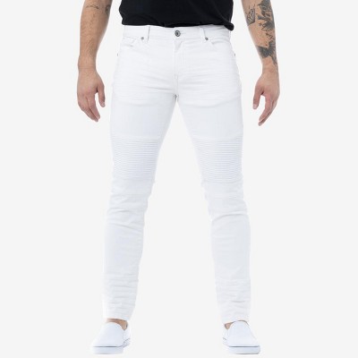 Raw X Men's Moto Jeans In White Size 32x32 : Target