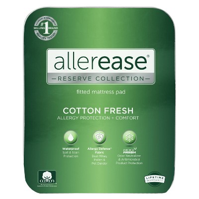 Full Cotton Fresh Mattress Protector - Allerease : Target