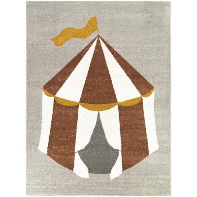 Balta Rugs 4'4"x6' Kids' Rob Robot Gray : Target