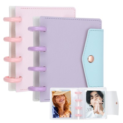 Unique Bargains Pp Detachable Kpop Photocard Holder Book 1 Set/2 Pcs ...