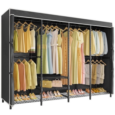 Vipek V50 Extra Large Portable Closet Rack Wardrobe Closet Heavy Duty ...