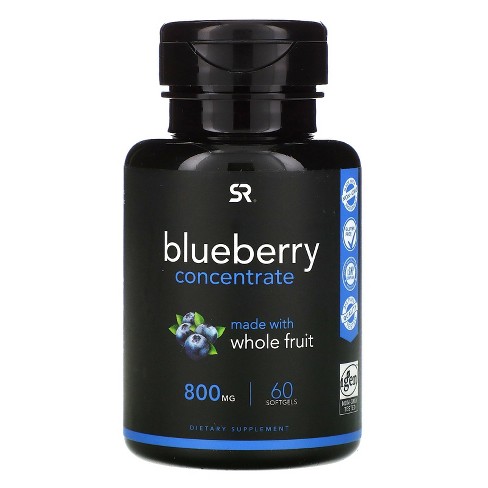 Sports Research Blueberry Concentrate, 800 Mg, Dietary Supplements, 60 ...