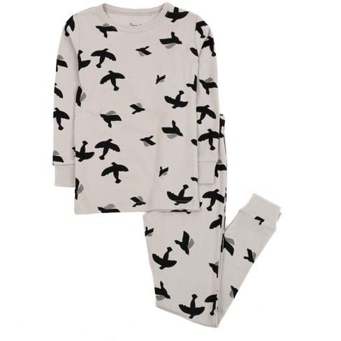 Leveret Two Piece Cotton Pajamas Bird Gray 2 Year : Target