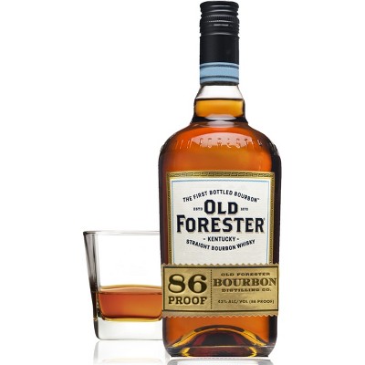 Old Forester 86 Proof Kentucky Straight Bourbon Whisky - 750ml Bottle ...
