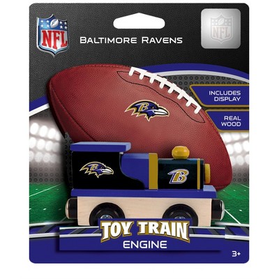 Masterpieces Officially Licensed Nfl Baltimore Ravens Wooden Toy Train ...