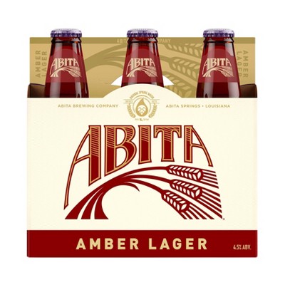 Abita Amber Lager Beer - 6pk/12 Fl Oz Bottles : Target