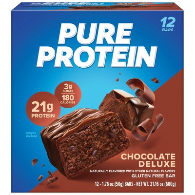 Pure Protein Bar - Chocolate Deluxe - 12ct : Target