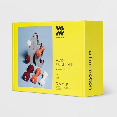 Basic Hand Weight Set Pink/white/magenta - All In Motion™ : Target