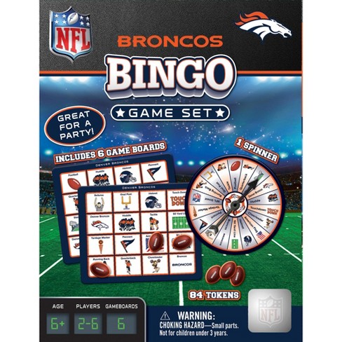 Masterpieces Officially Licensed Nfl Denver Broncos Bingo Game. : Target