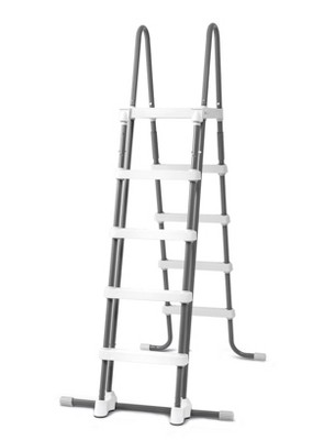 Intex Deluxe Pool Ladder With Removable Steps For 52" H Wall Above ...